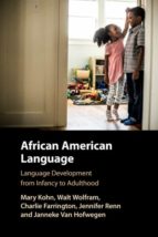 AFRICAN AMERICAN LANGUAGE | | Cambridge University Press | Casa del Libro