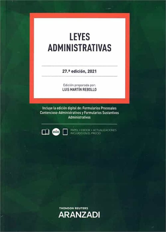 LEYES ADMINISTRATIVAS | LUIS MARTIN REBOLLO | Casa del Libro